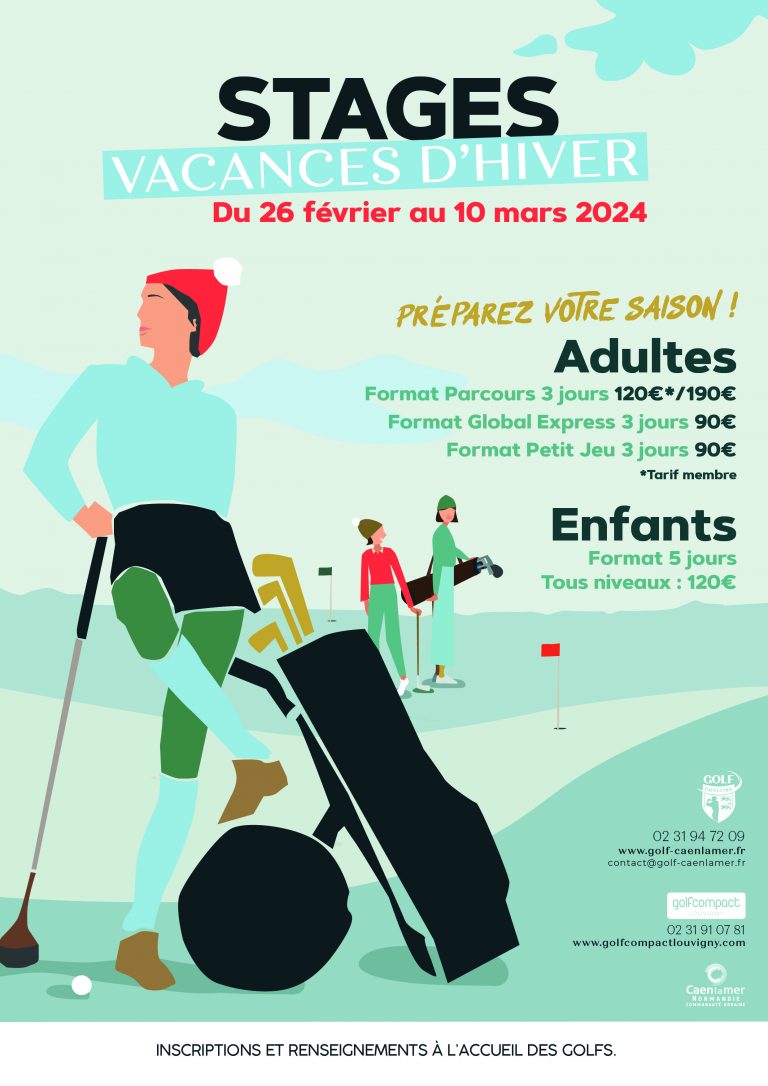 STAGES D'HIVER 2024 - Golf Compact Louvigny